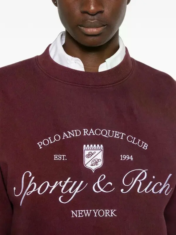 SPORTY & RICH Logo-print Sweatshirt