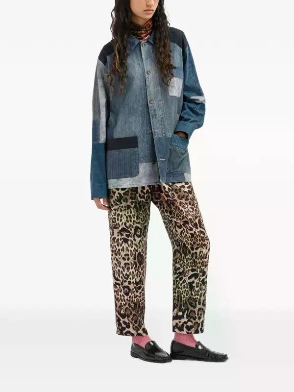 PIERRE-LOUIS MASCIA Aloe Straight-leg Trousers
