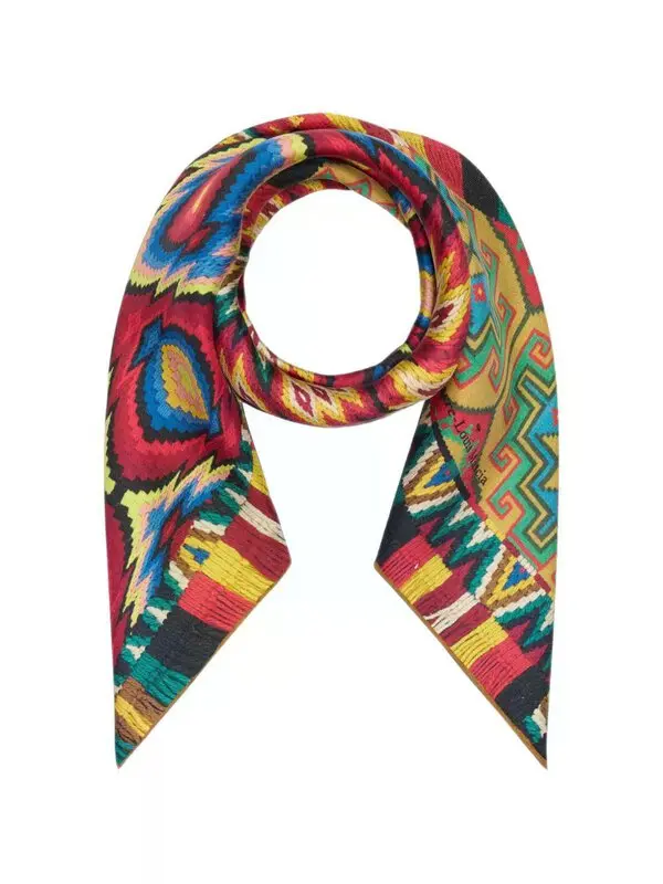 PIERRE-LOUIS MASCIA Aloeuw Bandana Scarf - Red