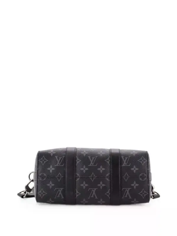 LOUIS VUITTON Reverse Monogram Eclipse Canvas City Keepall Crossbody Bag