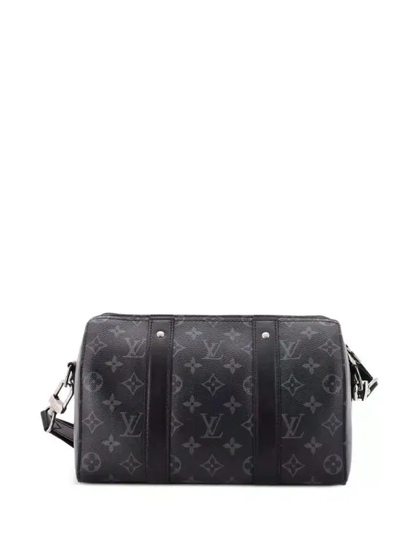 LOUIS VUITTON Reverse Monogram Eclipse Canvas City Keepall Bag