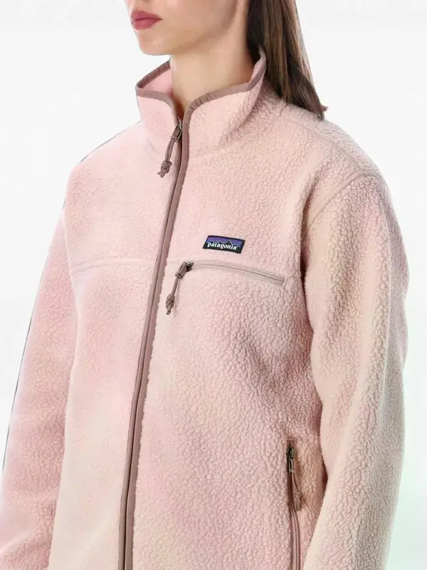 Patagonia Retro Pile Logo-patch Long-sleeve Jacket