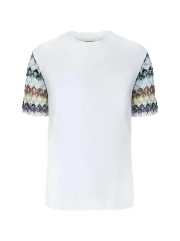 Missoni Zigzag-sleeve T-shirt - White