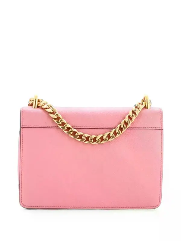 Prada Chain Flap Bag Saffiano Leather Small Crossbody Bag