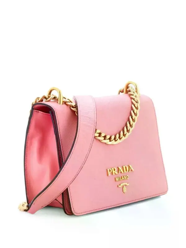 Prada Chain Flap Bag Saffiano Leather Small Crossbody Bag