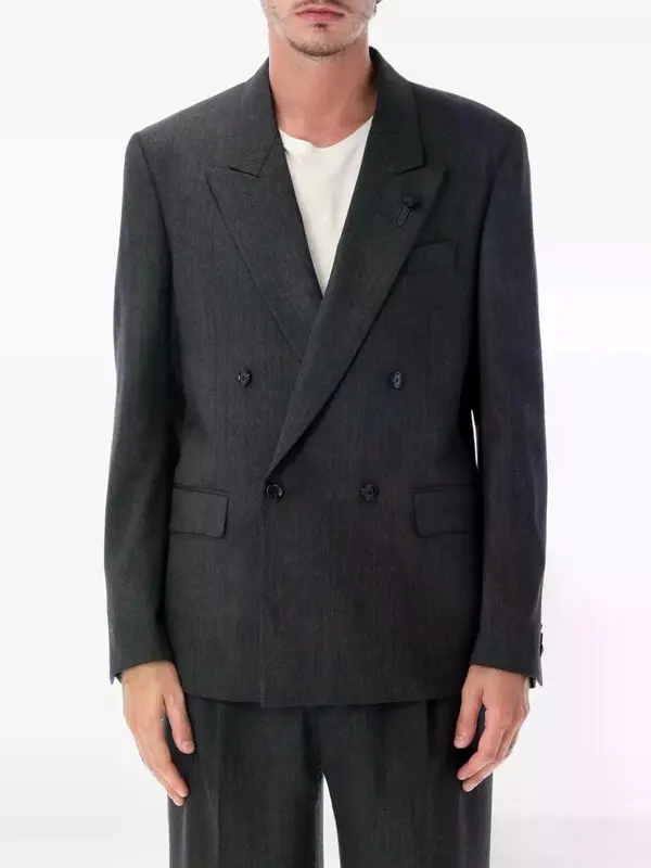 LARDINI Double-breasted Peak-lapels Jacket
