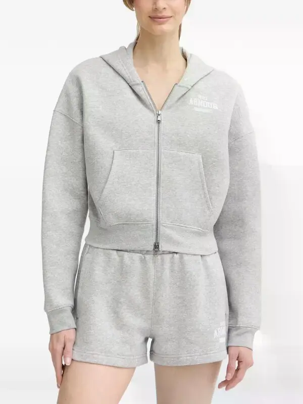 Under Armour Logo-print Zip-up Hoodie