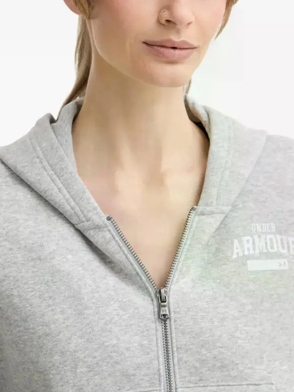 Under Armour Logo-print Zip-up Hoodie
