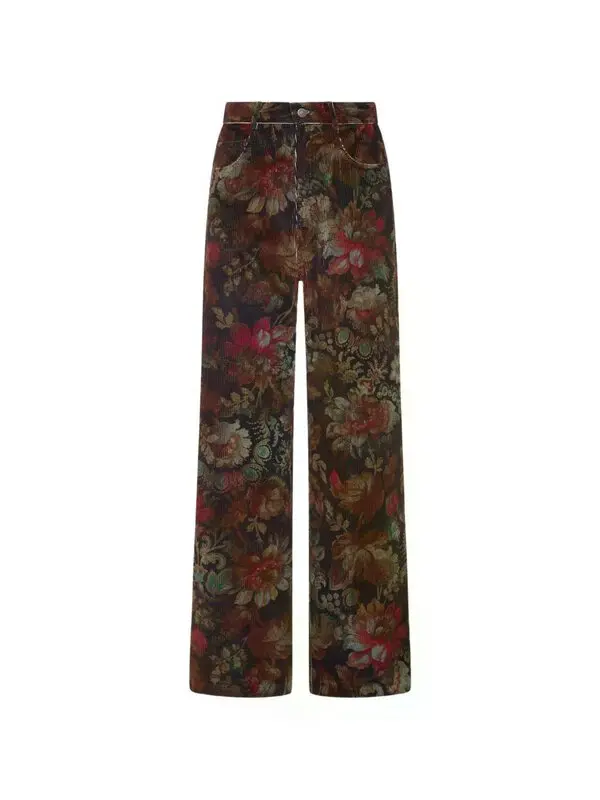 PIERRE-LOUIS MASCIA Gridox Striaght-leg Trousers - Brown