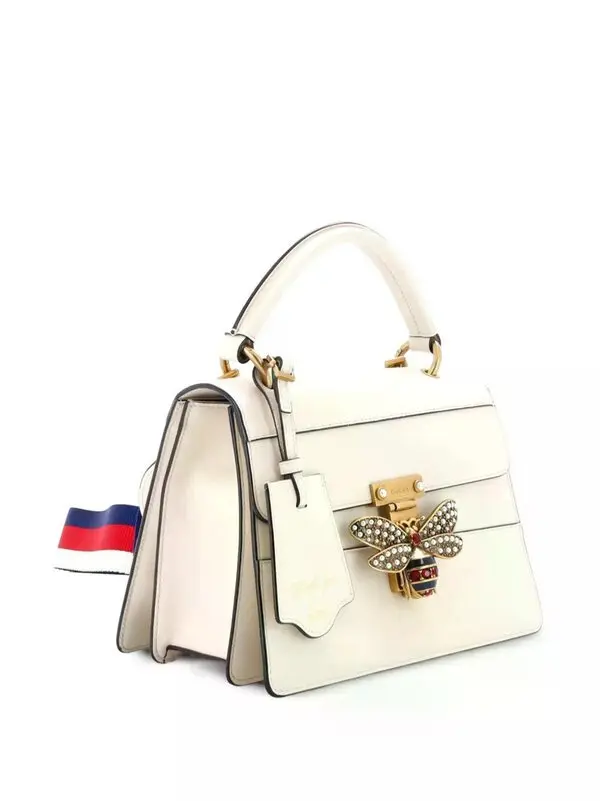 Gucci Queen Margaret Top Handle Bag Leather Satchel