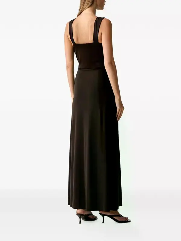 VICOLO Twist-detail Side-slit Dress