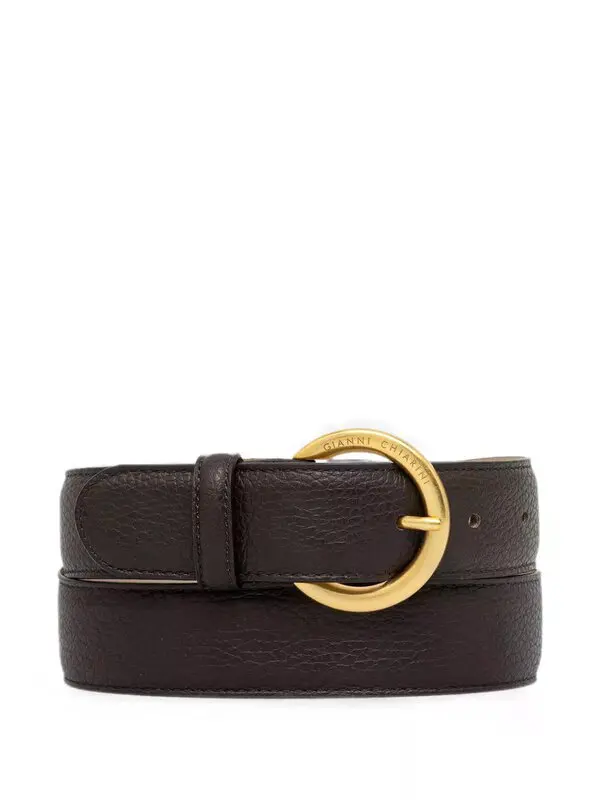 GIANNI CHIARINI Grained-leather Belt