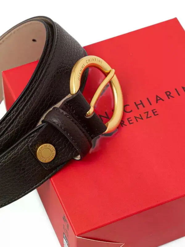 GIANNI CHIARINI Grained-leather Belt