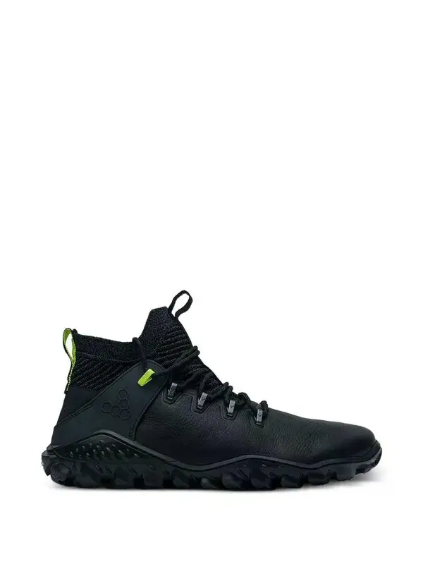 VIVOBAREFOOT Magna Forest Leather Sock-style Sneakers - Black