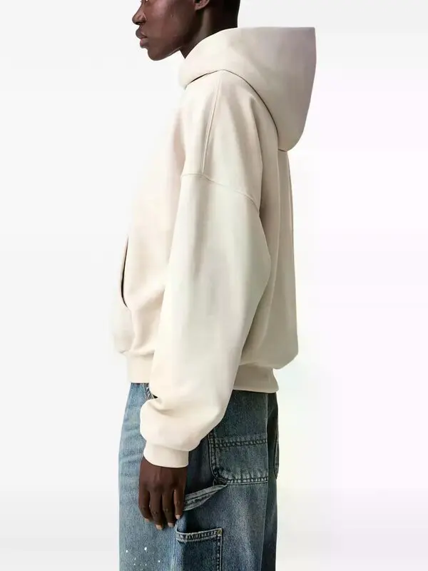 WRSTBHVR Logo-embroidered Pouch-pocket Hoodie