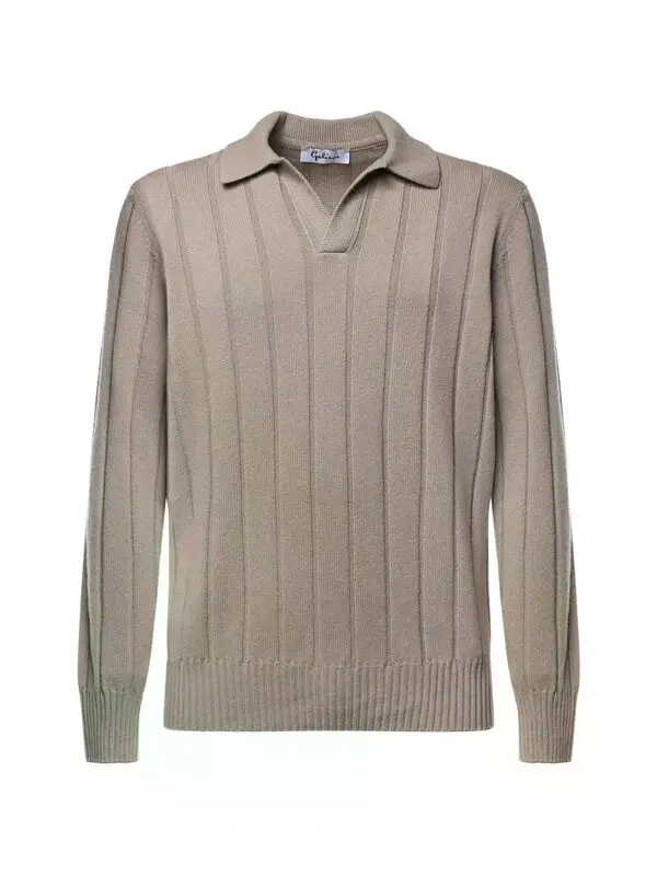 GALIANO Ribbed Fine-knit Top