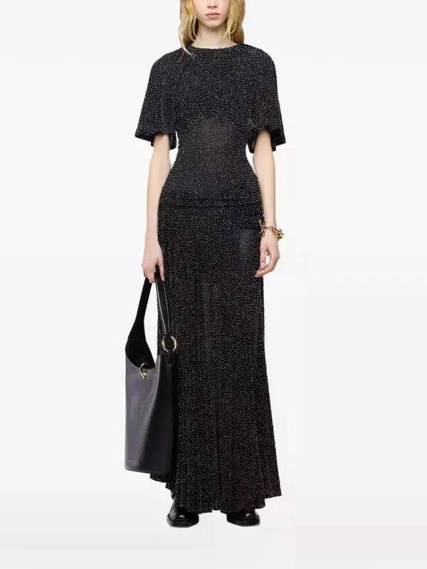 Rabanne Textured Ruched Blouse