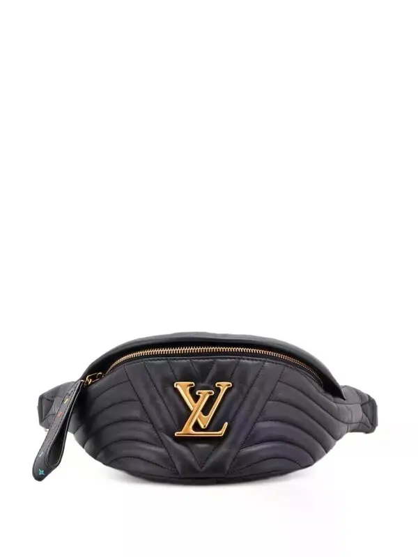 LOUIS VUITTON Quilted Leather Belt Bag - Black