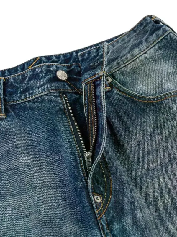 EVISU Daicock Ripped Denim Jeans