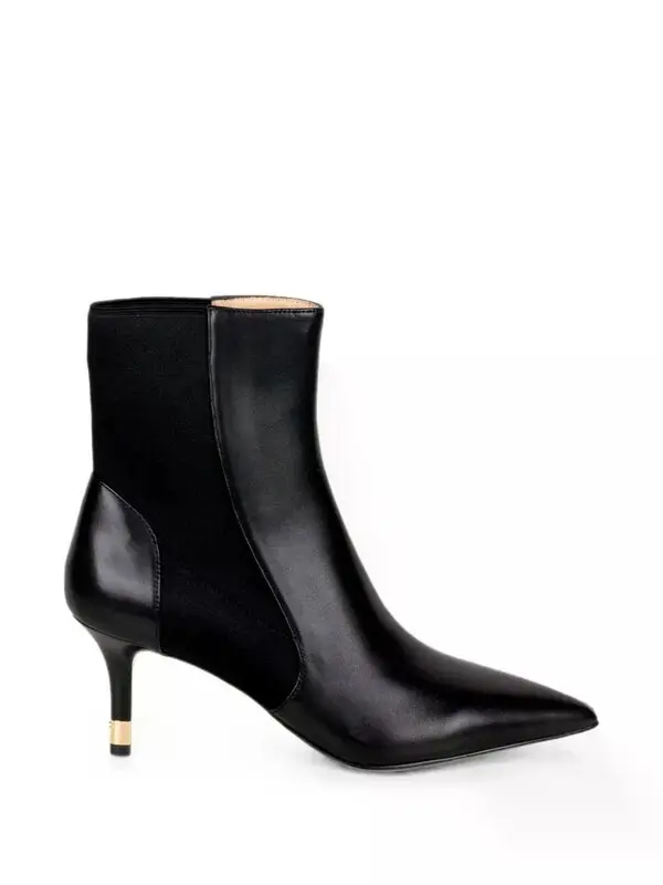 Furla Pointed-toe Panelled Boots - Black