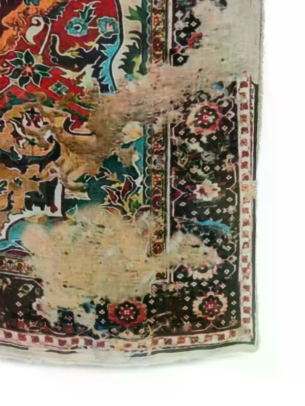 Faliero Sarti Graphic-print Fringed Scarf