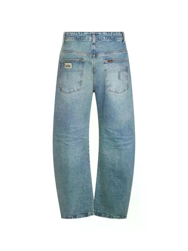 LOIS Faded-effect Denim Trousers