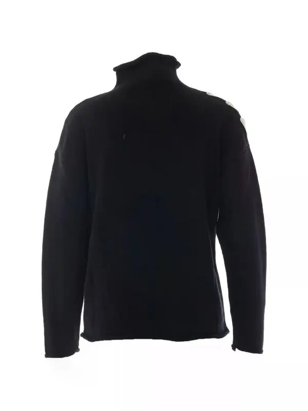 Alpha Studio High-neck Tape-detail Sweater