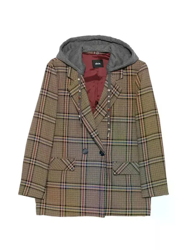 Dixie Check Double-breasted Jacket