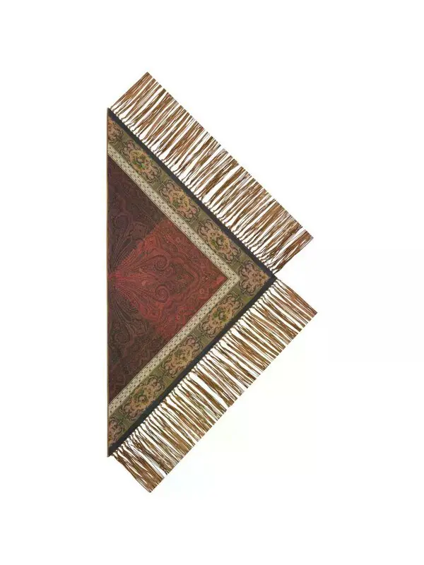 PIERRE-LOUIS MASCIA Pankake Shawl Scarf - Red