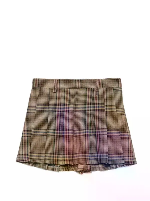 Dixie Check Pleated Shorts