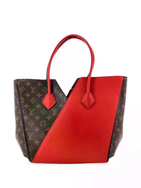 LOUIS VUITTON Kimono Handbag Monogram Canvas And Leather Mm Tote Bag