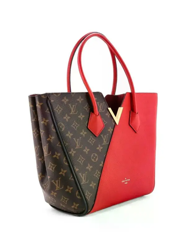 LOUIS VUITTON Kimono Handbag Monogram Canvas And Leather Mm Tote Bag