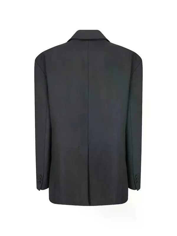P.a.r.o.s.h Satin-lapel Blazer - Black