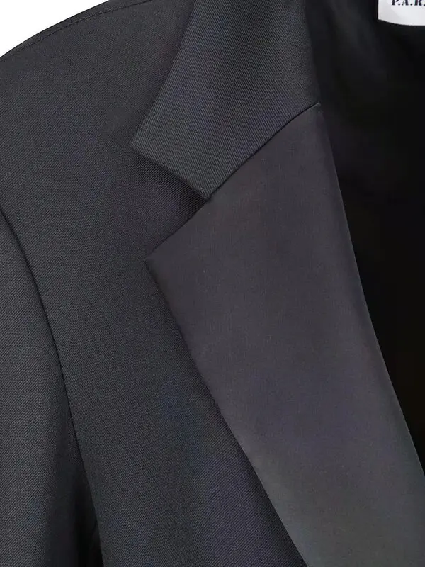 P.a.r.o.s.h Satin-lapel Blazer