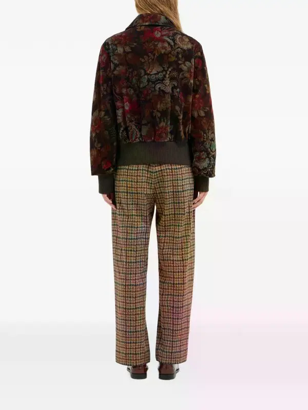 PIERRE-LOUIS MASCIA Gridox Floral-print Bomber Jacket