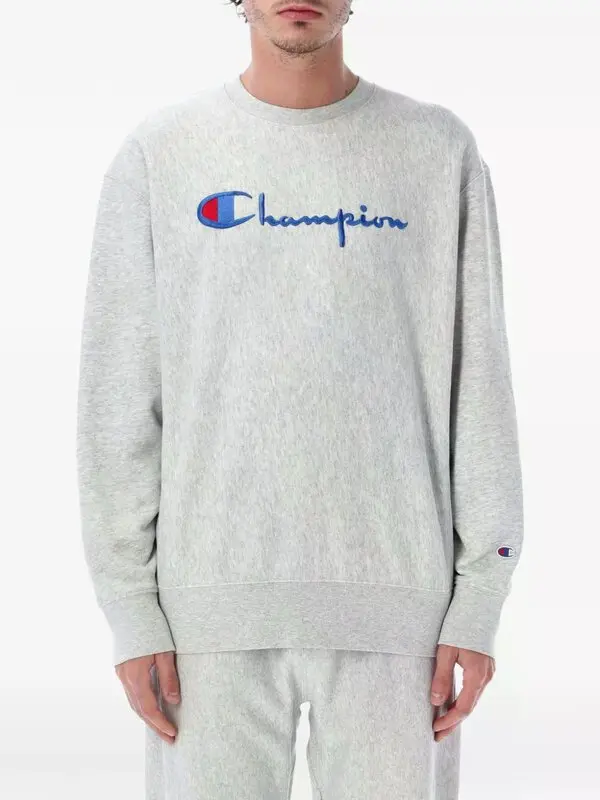 Champion Logo-embroidered Reverse Weave Sweatshirt