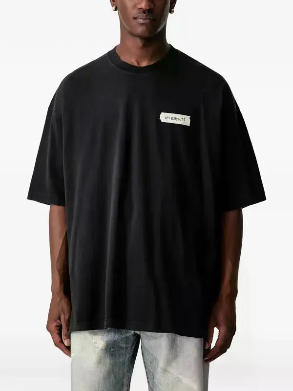 Vetements Logo-patch T-shirt