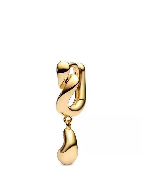 MARIA BLACK Whirl Drop Huggie Earring
