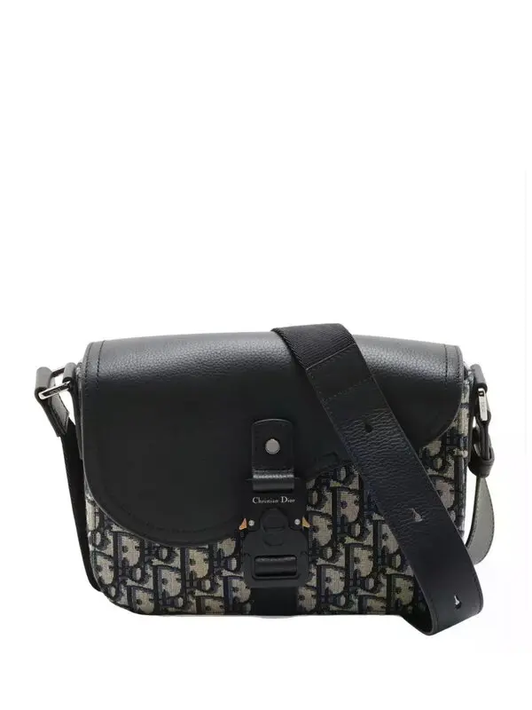 Dior Oblique Canvas Saddle Messenger Bag