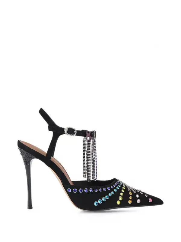 Kurt Geiger Crystal Point-toe Pumps - Black