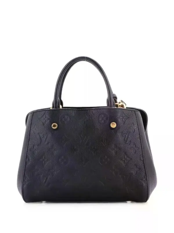 LOUIS VUITTON Montaigne Handbag Monogram Empreinte Leather Bb Satchel