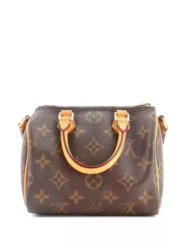 LOUIS VUITTON Speedy Bandouliere Monogram Canvas Nano Crossbody Bag