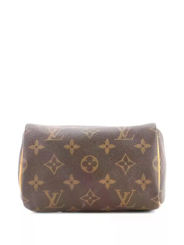 LOUIS VUITTON Speedy Bandouliere Monogram Canvas Nano Crossbody Bag
