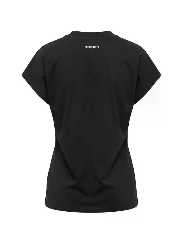 Patrizia Pepe Stud-embellished T-shirt