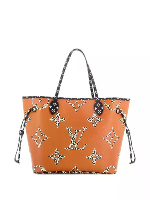 LOUIS VUITTON Neverfull Nm Limited Edition Jungle Monogram Giant Mm Tote Bag - Black