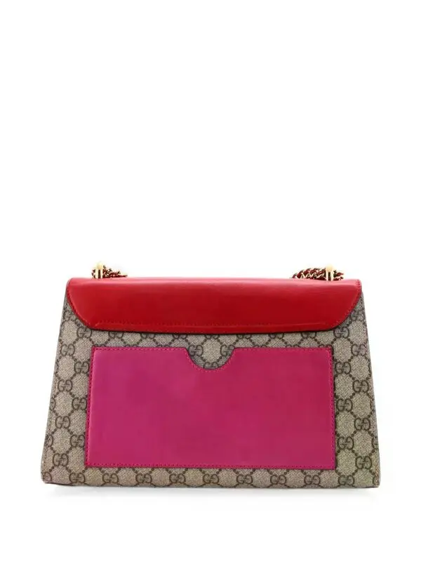 Gucci Padlock Gg Coated Canvas And Leather Medium Shoulder Bag