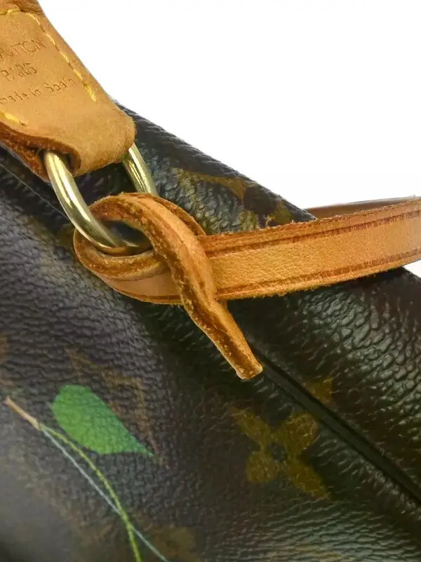 LOUIS VUITTON X Takashi Murakami 2005 Monogram Cerises Pochette Accessoires Tote Bag