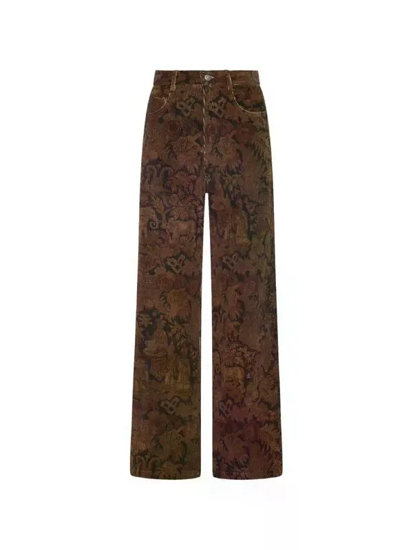 PIERRE-LOUIS MASCIA Gridox Straight-leg Trousers