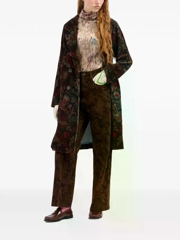 PIERRE-LOUIS MASCIA Gridox Straight-leg Trousers