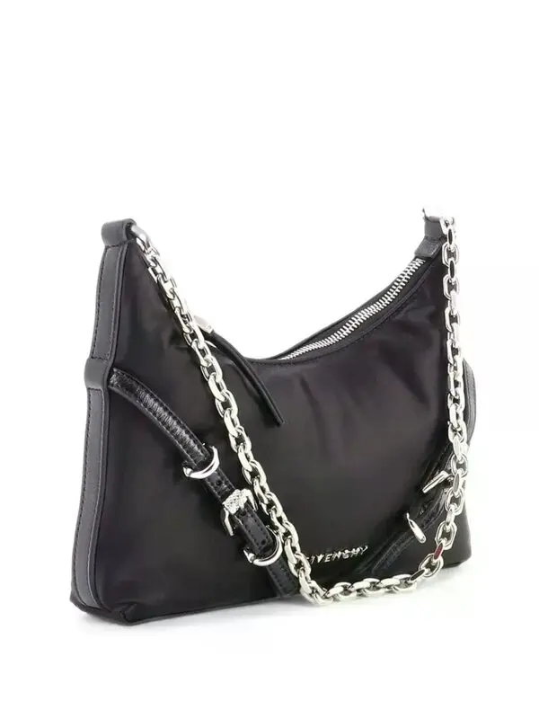 Givenchy Voyou Party Satin With Leather Mini Shoulder Bag